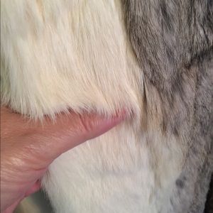 Vintage | Jackets & Coats | Vint Natural Rabbit Fur Maxie Rayon Lining ...